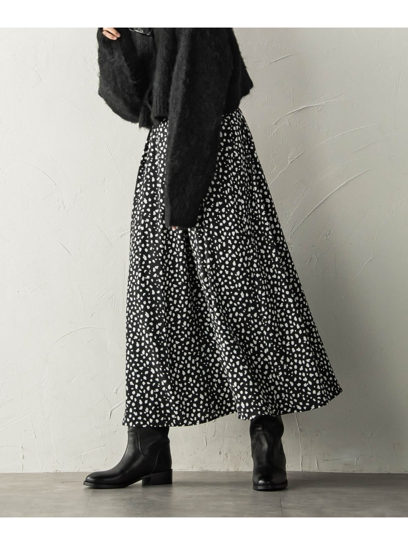 【楽天市場】【SALE／40%OFF】ダルメシアン柄ワイドベルトフレアスカート≪手洗い可能≫ MAYSON GREY メイソングレイ スカート その他のスカート ブラック ホワイト【RBA_E ...
