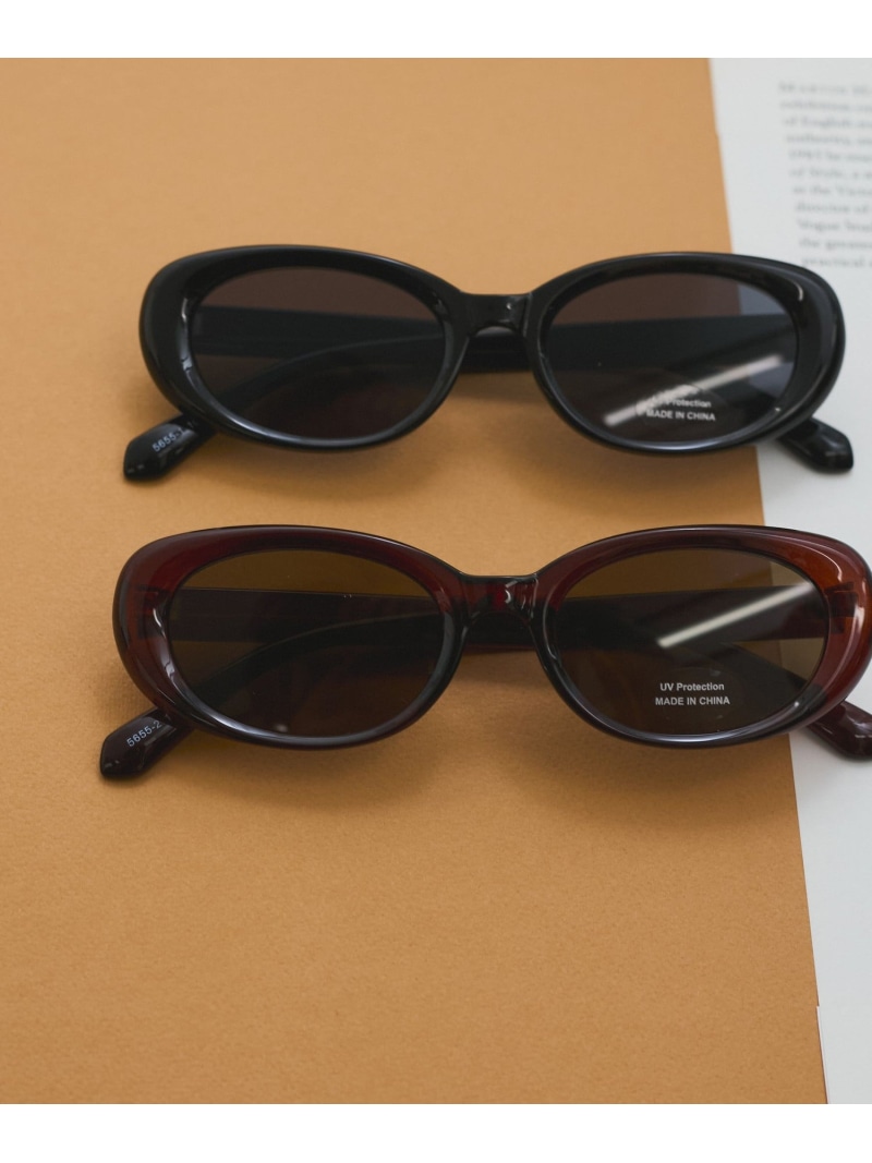 【楽天市場】【SALE／10%OFF】オーバルフレームサングラス＜ケース付き＞ VICKY ビッキー 福袋・ギフト・その他 その他 ブラウン ...