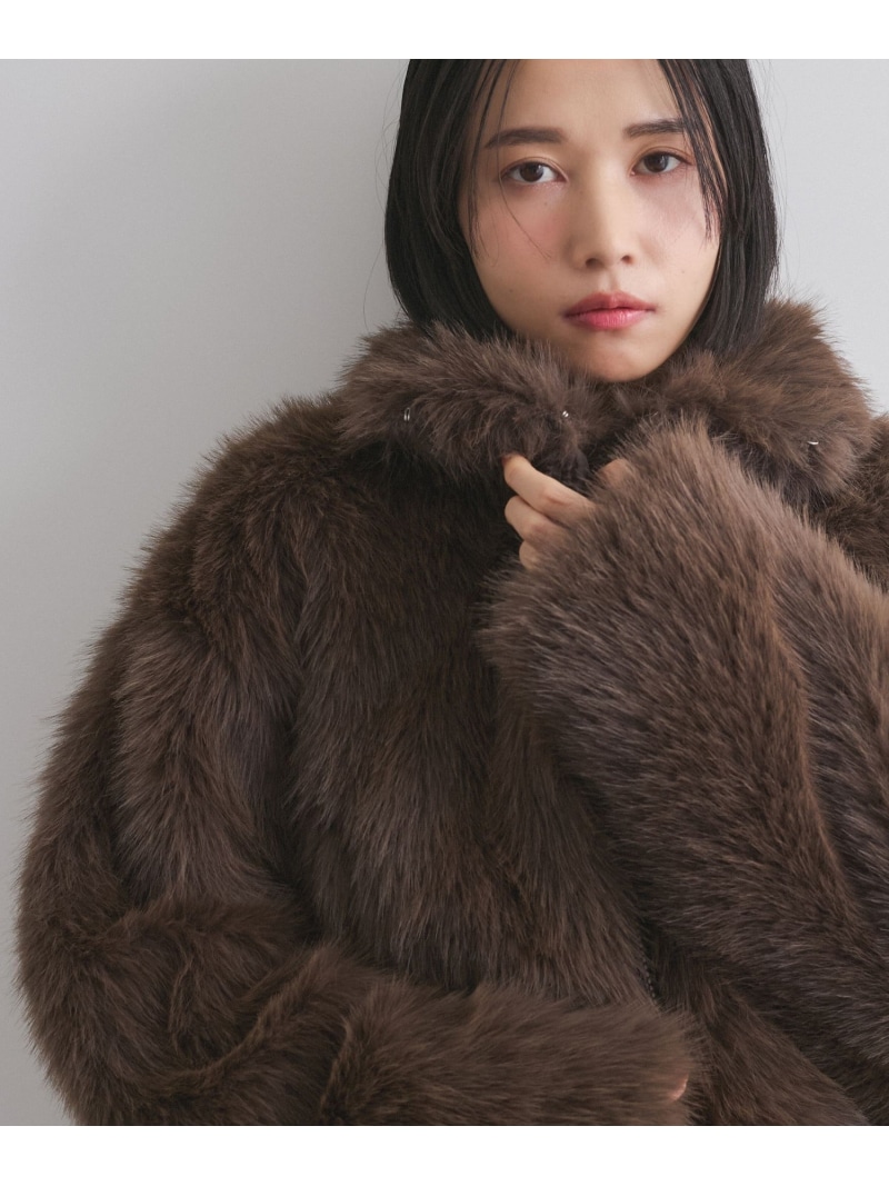 【楽天市場】【ENIM BY VICKY】フェイクファーショートジャケット VICKY ビッキー ジャケット・アウター その他のジャケット ...