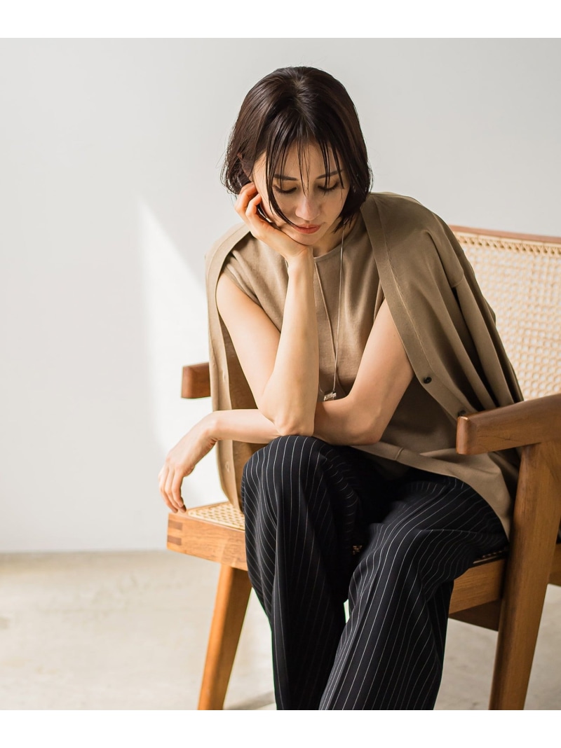 【楽天市場】【SALE／30%OFF】コットン混スムースベスト≪手洗い可能≫ LAUTREAMONT ロートレアモン ジャケット・アウター ...