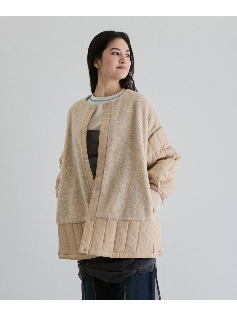 【楽天市場】【SALE／50%OFF】【ENIM BY VICKY】ボアキルティング切り替え中綿ジャケット VICKY ビッキー ジャケット ...