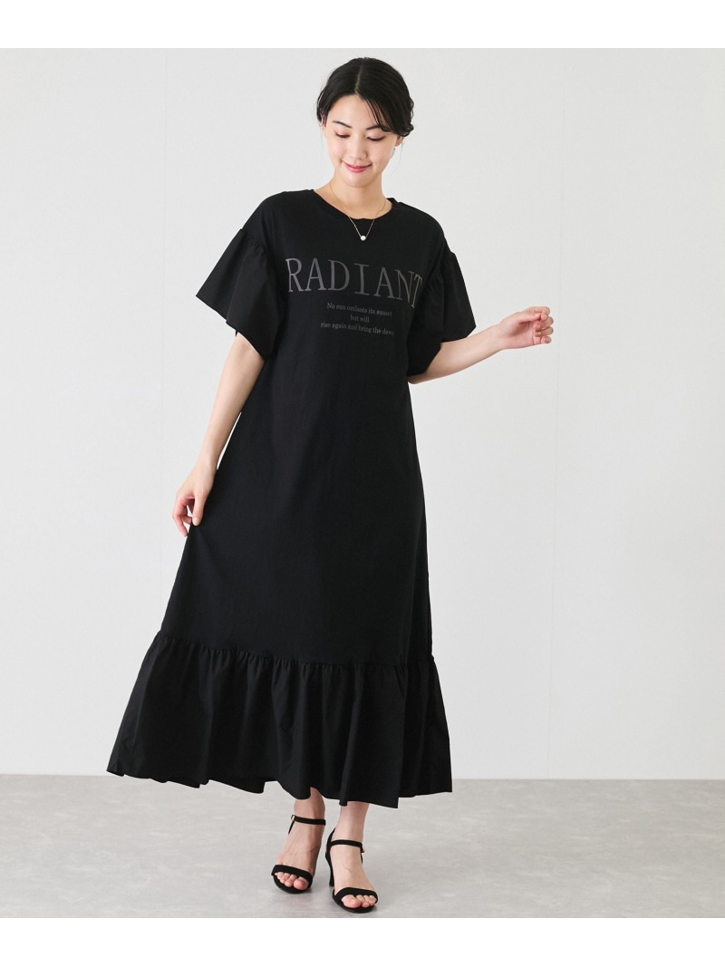 【楽天市場】フロッキーロゴドッキングワンピース JAYRO ジャイロ ワンピース・ドレス ワンピース ブラック ネイビー グレー【送料無料】[Rakuten Fashion]：JAYRO