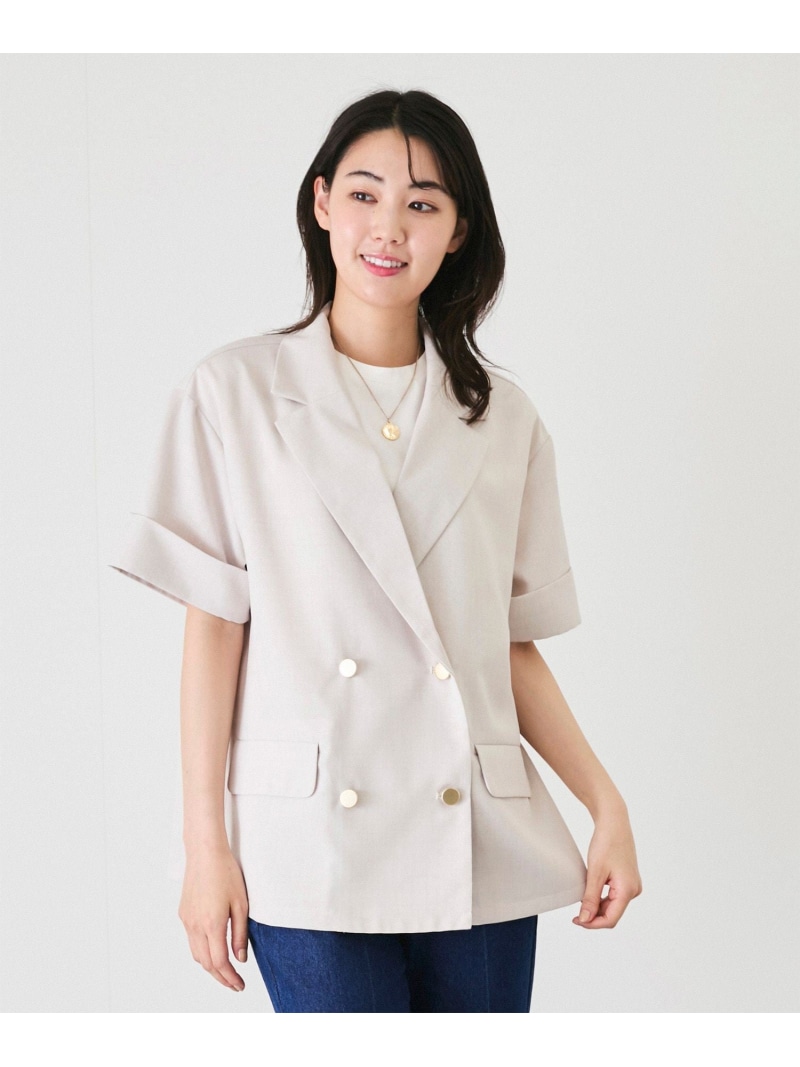 【楽天市場】【SALE／20%OFF】半袖テーラードジャケット JAYRO ジャイロ ジャケット・アウター テーラードジャケット・ブレザー ...