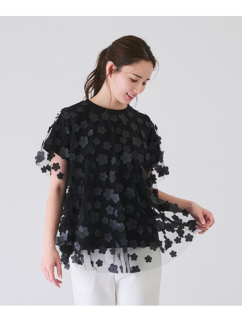 【楽天市場】【SALE／30%OFF】フラワーチュール重ねプルオーバー JAYRO ジャイロ トップス カットソー・Tシャツ ベージュ ホワイト ブラック【RBA_E】【送料無料 ...