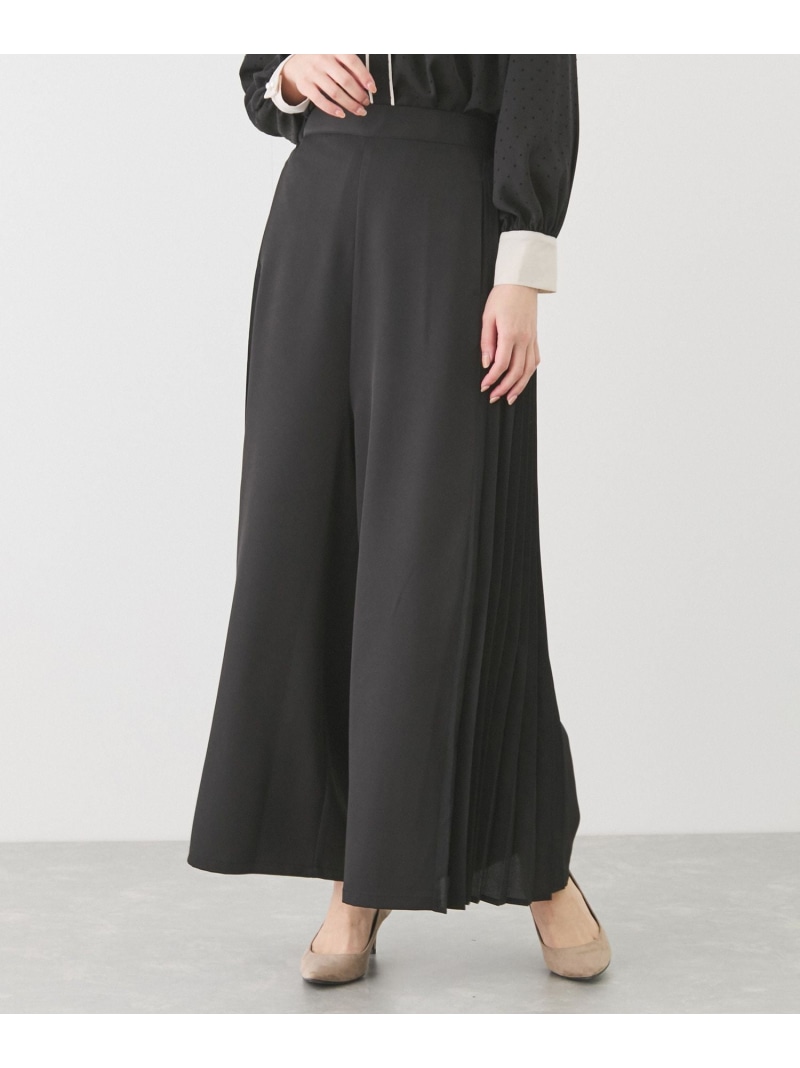 【楽天市場】【SALE／30%OFF】サイドプリーツワイドパンツ JAYRO ジャイロ パンツ その他のパンツ ブラック【RBA_E】【送料 ...
