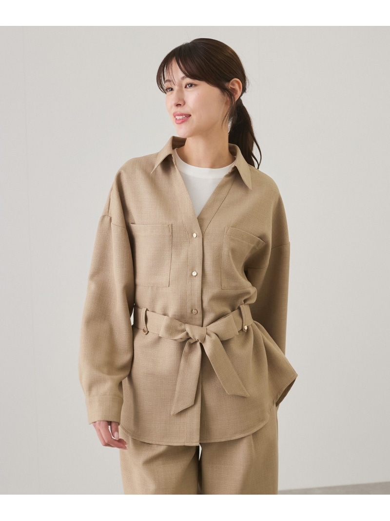 【楽天市場】【SALE／20%OFF】ベルト付きシャツジャケット JAYRO ジャイロ ジャケット・アウター その他のジャケット・アウター ...