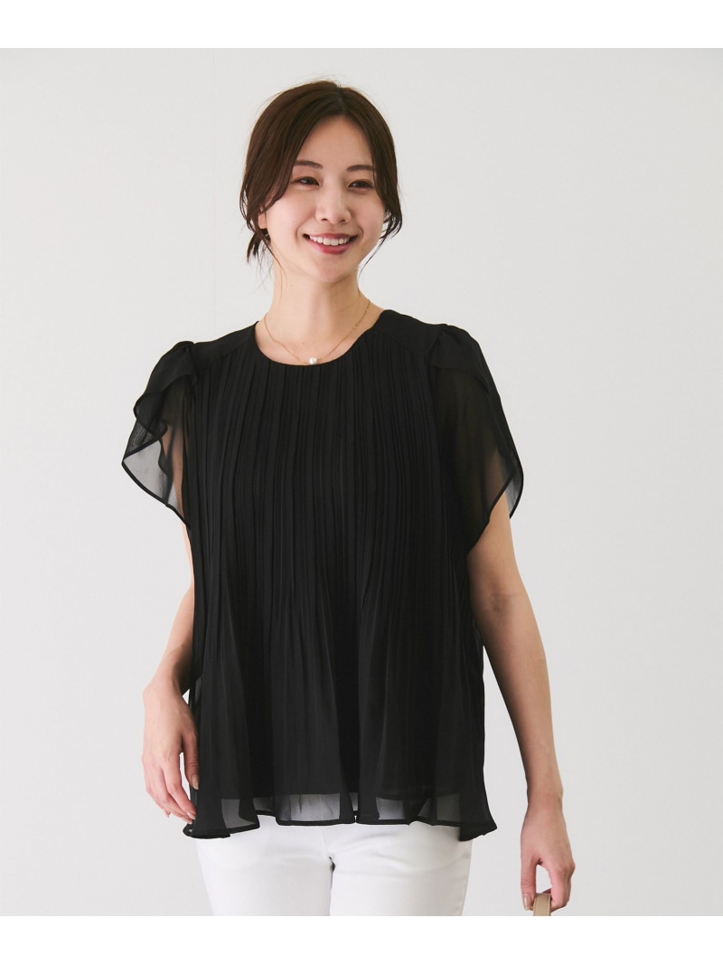 【楽天市場】【SALE／20%OFF】プリーツレースブラウス JAYRO ジャイロ トップス シャツ・ブラウス ブラック ホワイト ピンク ブルー【RBA_E】【送料無料】[Rakuten ...