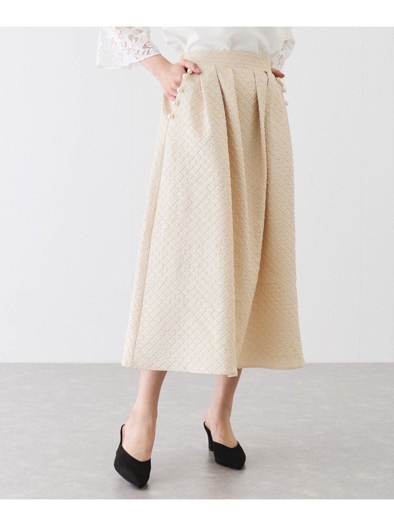 【楽天市場】【SALE／30%OFF】ポケットパールフレアースカート JAYRO ジャイロ スカート その他のスカート ベージュ ブラック【RBA_E】【送料無料】[Rakuten ...