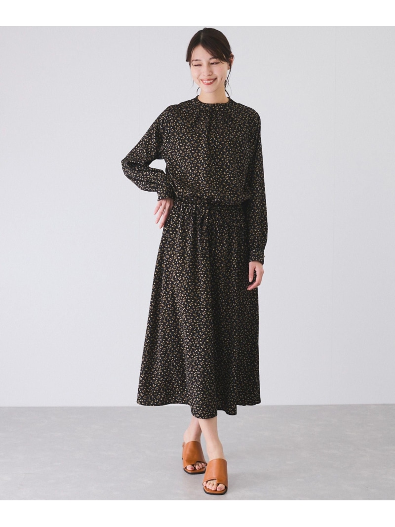 【楽天市場】【SALE／30%OFF】小花柄ワンピース JAYRO ジャイロ ワンピース・ドレス ワンピース ブラック ベージュ ホワイト【RBA_E】【送料無料】[Rakuten ...