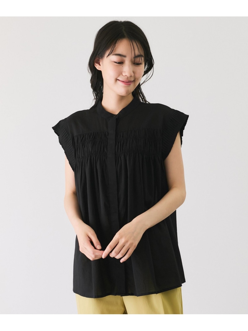 【楽天市場】【SALE／30%OFF】綿ボイルピンタックスタンドブラウス JAYRO ジャイロ トップス シャツ・ブラウス ブラック ホワイト【RBA_E】[Rakuten Fashion ...