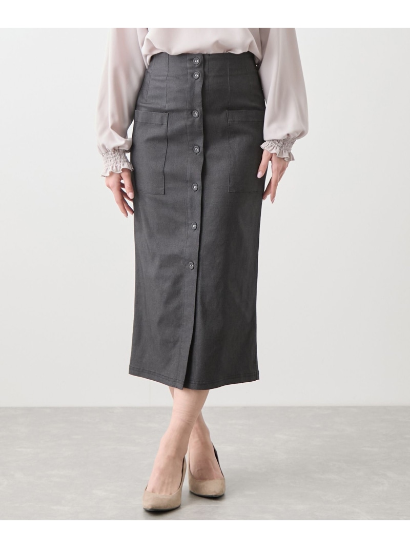 【楽天市場】【SALE／50%OFF】前釦サイドポケットタイトスカート JAYRO ジャイロ スカート その他のスカート ブラック ネイビー【RBA_E】[Rakuten Fashion]：JAYRO