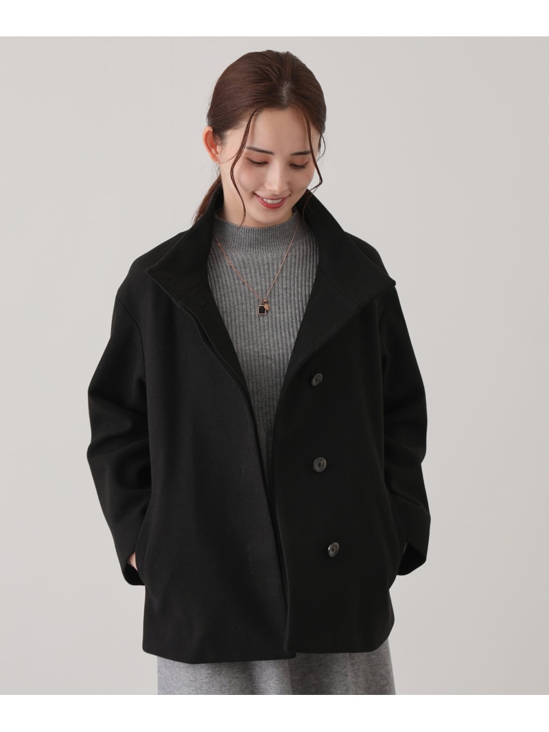 【楽天市場】【SALE／50%OFF】フェイクメルトンスタンドカラーAラインショートコート JAYRO ジャイロ ジャケット・アウター ステンカラーコート ブラック グレー ホワイト【RBA ...