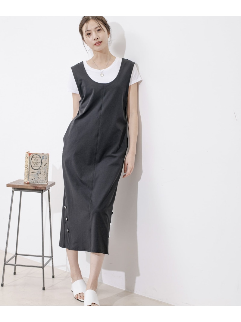 【楽天市場】【SALE／50%OFF】サークルストレッチUネックジャンパースカート JAYRO ジャイロ ワンピース・ドレス ジャンパースカート ブラック グレー カーキグリーン【RBA_E ...