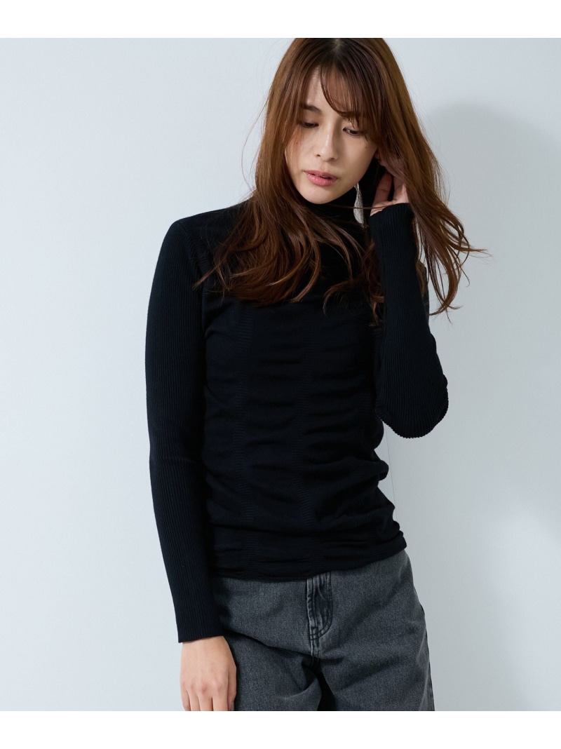 【楽天市場】【SALE／50%OFF】シャーリングギャザーニットプルオーバー JAYRO ジャイロ トップス ニット ブルー レッド グレー ホワイト グリーン イエロー ブラック【RBA_E ...