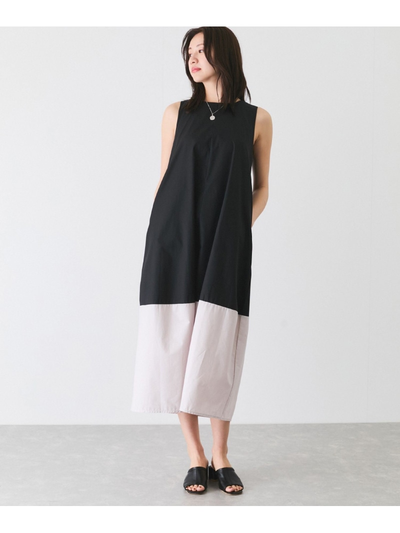 【楽天市場】【SALE／30%OFF】バイカラーノースリーブワンピース JAYRO ジャイロ ワンピース・ドレス ワンピース ネイビー ブラック ピンク【RBA_E】【送料無料 ...