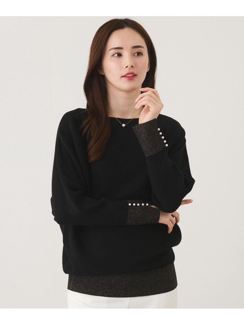 【楽天市場】【SALE／20%OFF】袖パールドルマンニット JAYRO ジャイロ トップス ニット ピンク イエロー ブルー グレー ホワイト ブラック【RBA_E】【送料無料 ...