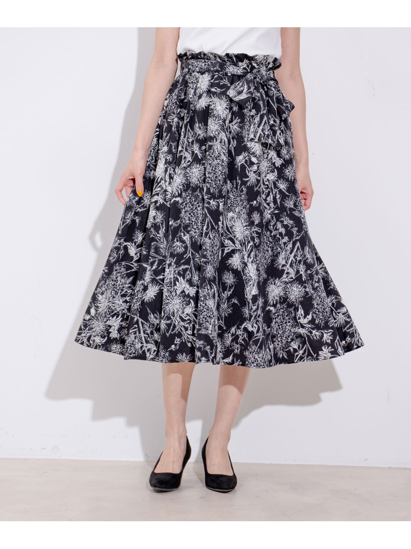 【楽天市場】【SALE／30%OFF】トワルドジュイ風フラワープリントスカート JAYRO ジャイロ スカート その他のスカート ブラック ホワイト【RBA_E】【送料無料】[Rakuten ...