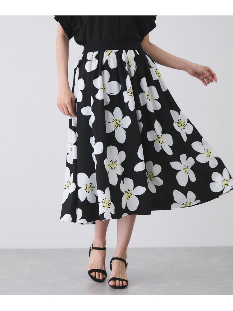 【楽天市場】【SALE／20%OFF】花柄フレアスカート JAYRO ジャイロ スカート その他のスカート カーキグリーン ホワイト ブラック【RBA_E】【送料無料】[Rakuten ...