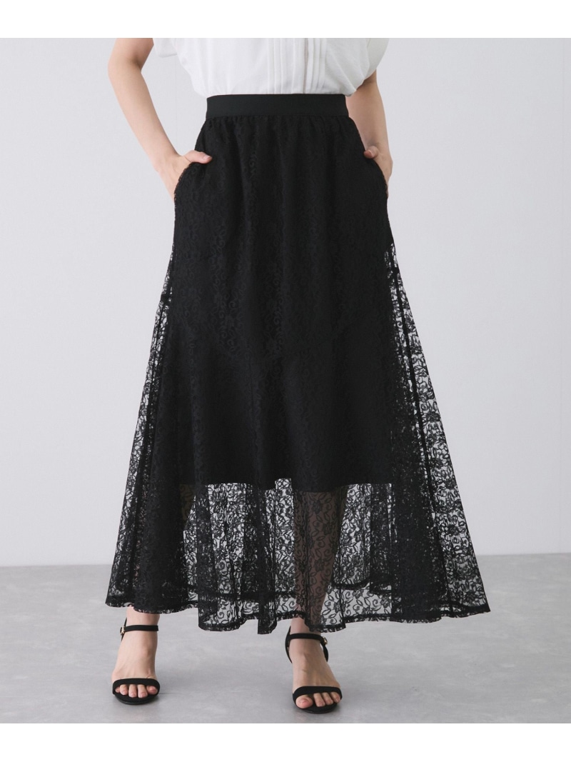 【楽天市場】【SALE／30%OFF】レーススカート JAYRO ジャイロ スカート その他のスカート ブラック ネイビー ホワイト【RBA_E】【送料無料】[Rakuten Fashion ...