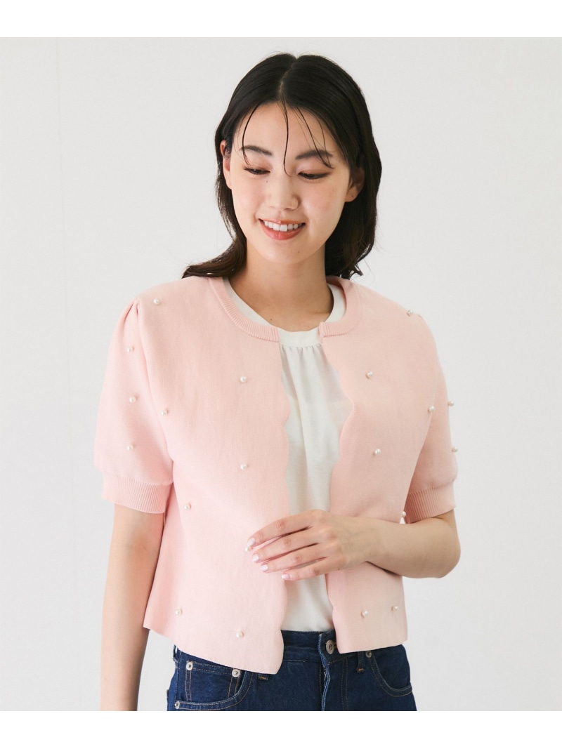 【楽天市場】【SALE／20%OFF】パールカーディガン JAYRO ジャイロ トップス カーディガン ネイビー ピンク ブラック【RBA_E】【送料無料】[Rakuten Fashion ...