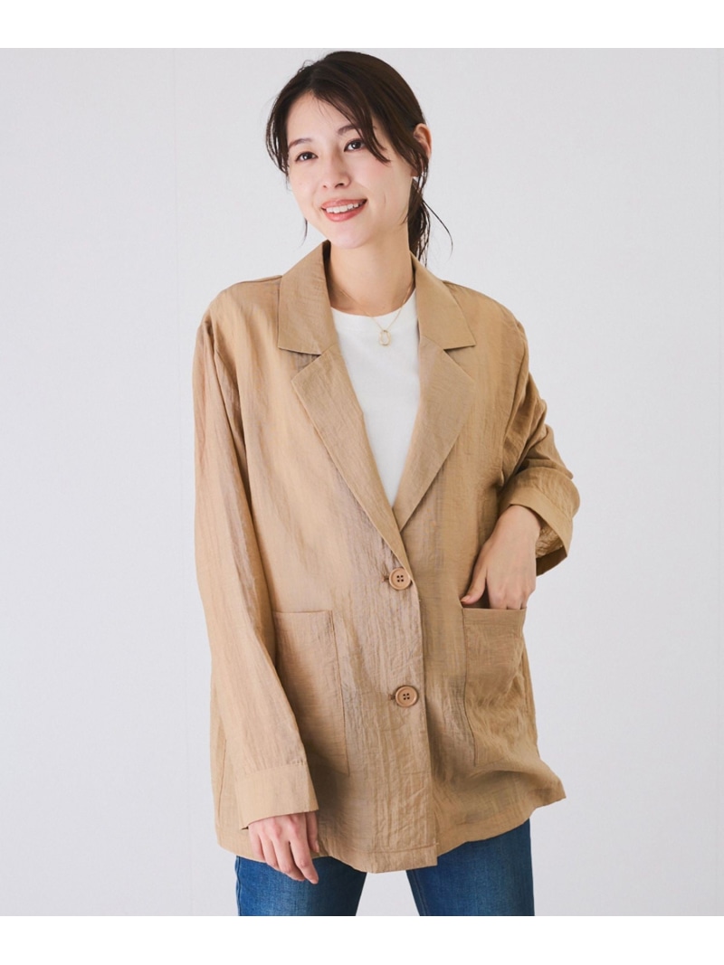 【楽天市場】シアーテーラージャケット JAYRO ジャイロ ジャケット・アウター テーラードジャケット・ブレザー ホワイト ブラック ベージュ ...