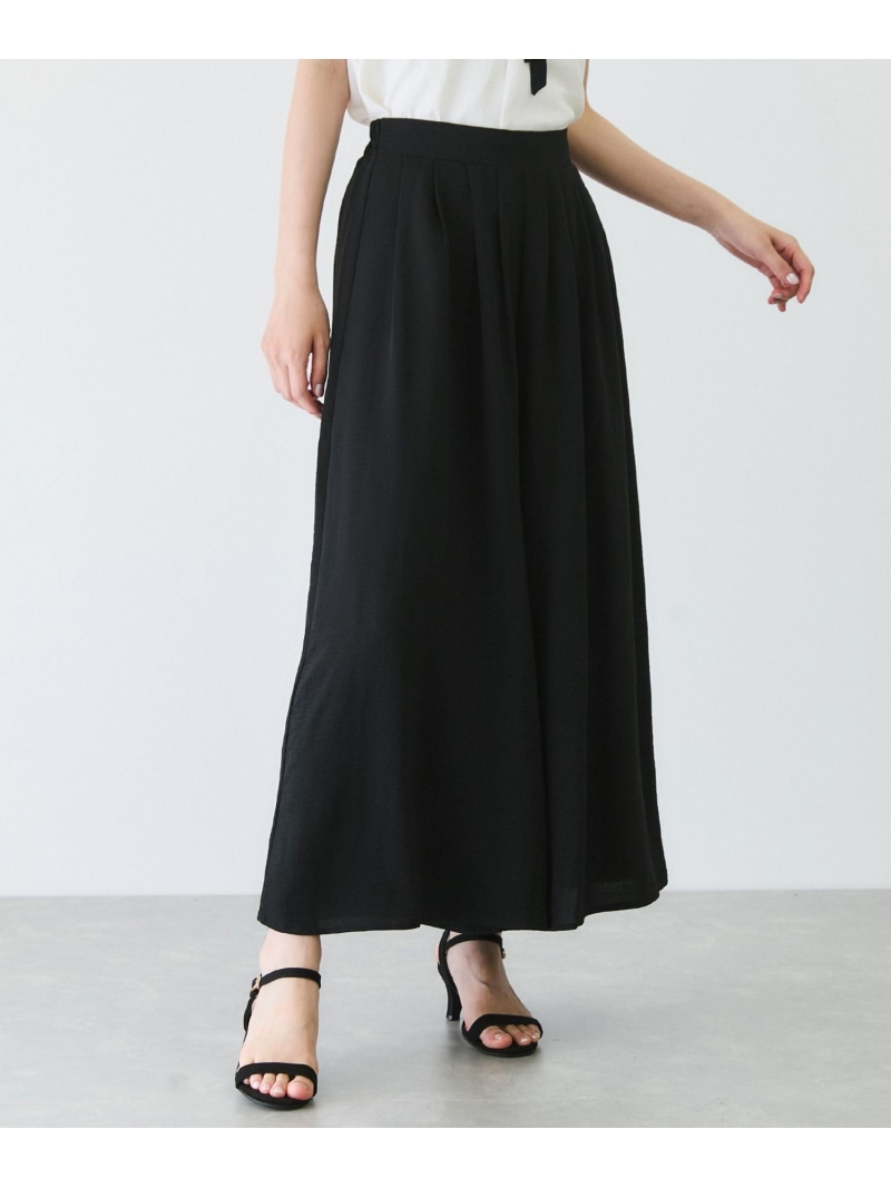 【楽天市場】タック使いスカーチョ JAYRO ジャイロ パンツ その他のパンツ グリーン ベージュ ブラック ピンク【送料無料】[Rakuten Fashion]：JAYRO