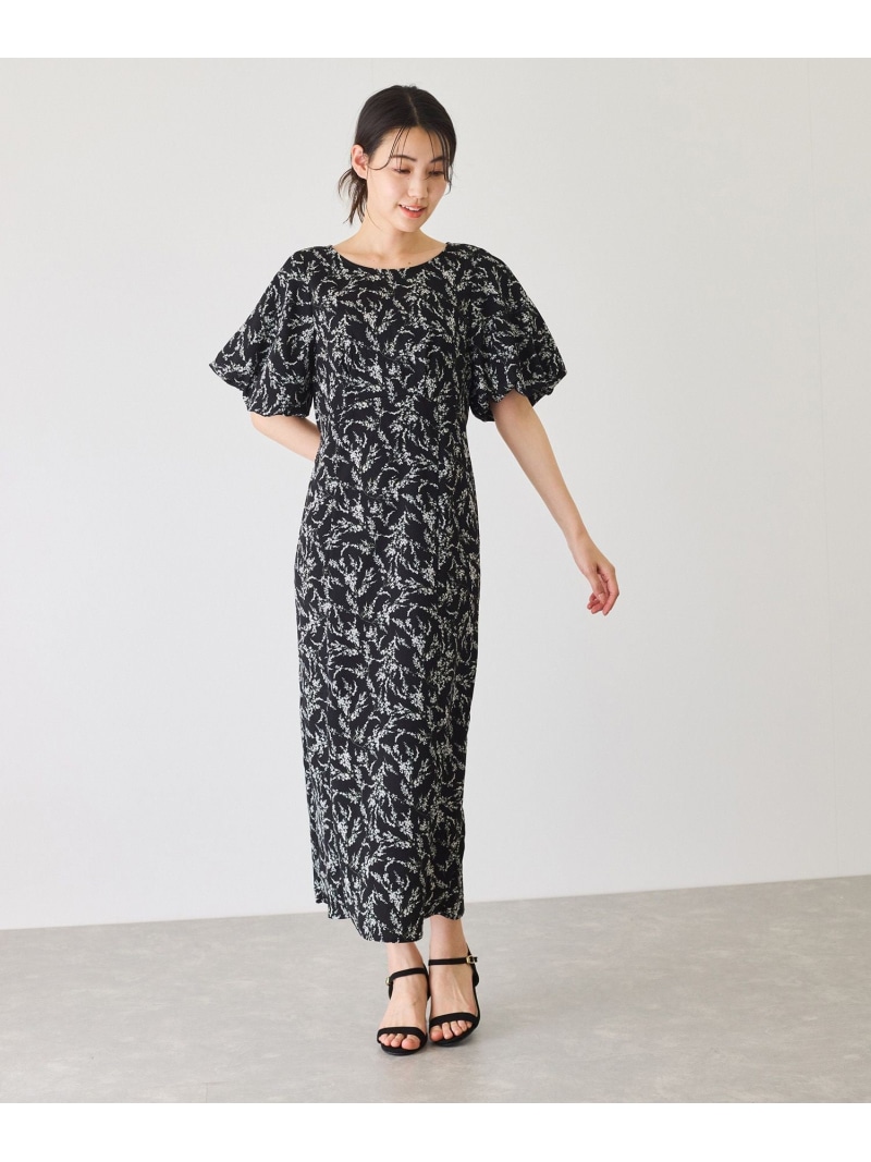 【楽天市場】【SALE／30%OFF】花柄バルーン袖ワンピース JAYRO ジャイロ ワンピース・ドレス ワンピース ブラック ブルー ホワイト【RBA_E】【送料無料】[Rakuten ...