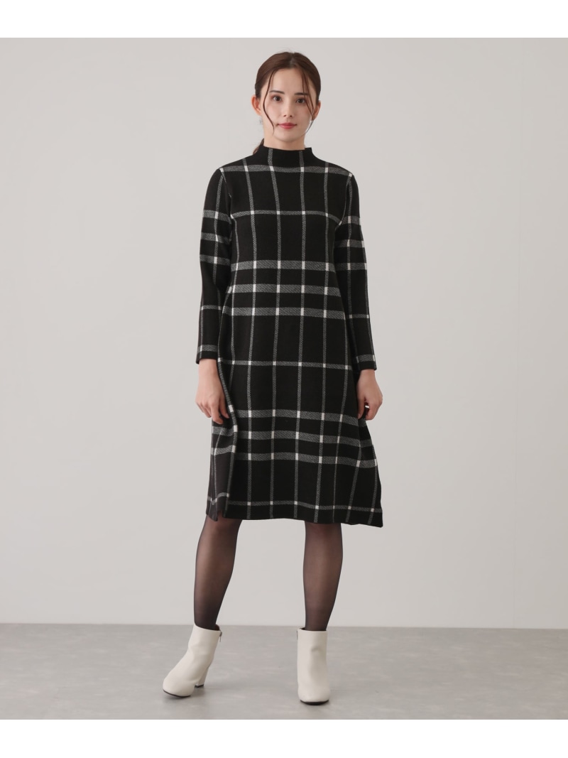 【楽天市場】ボトルネックタータンチェックワンピース JAYRO ジャイロ ワンピース・ドレス ワンピース ブラック ブルー レッド【送料無料】[Rakuten Fashion]：JAYRO