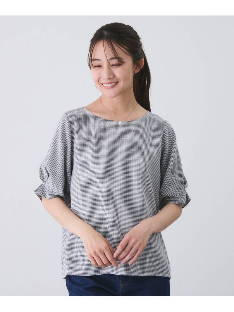 【楽天市場】【SALE／25%OFF】パール付きタックスリーブブラウス JAYRO ジャイロ トップス シャツ・ブラウス ホワイト グレー ブラック ピンク ブルー ネイビー【RBA_E ...