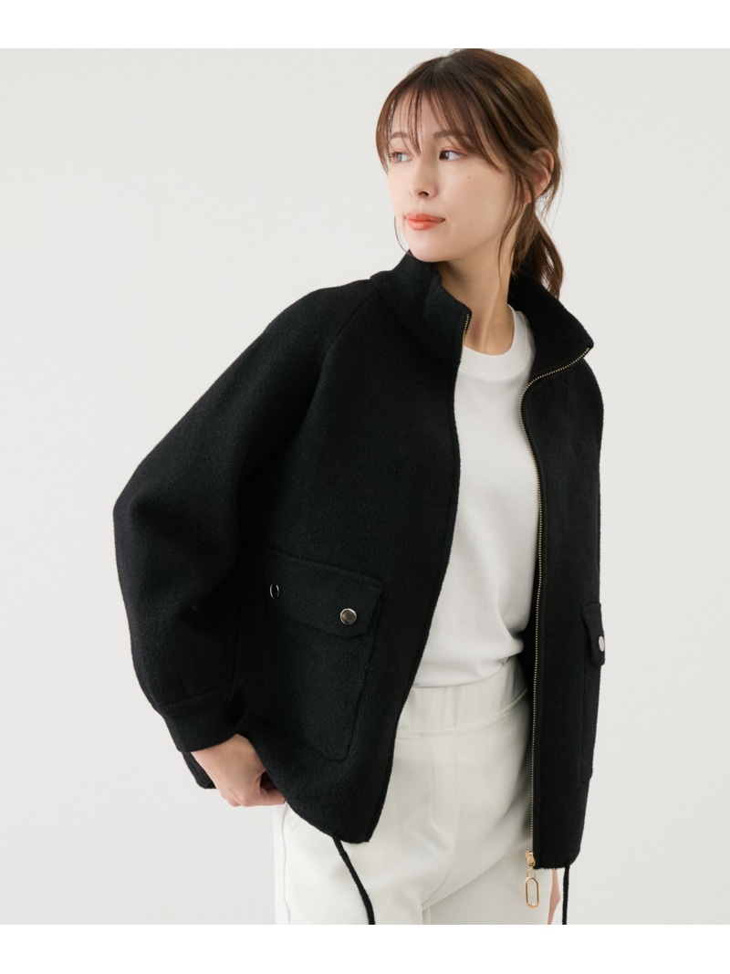 【楽天市場】【SALE／50%OFF】【EC限定】バックエンボス加工ジップブルゾン JAYRO ジャイロ ジャケット・アウター ブルゾン・ジャンパー ブラック ベージュ【RBA_E】【送料無料 ...