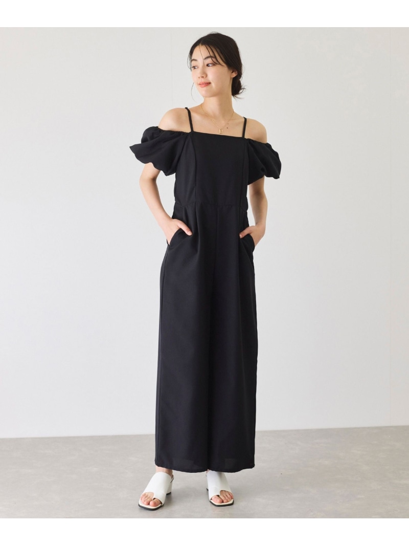 【楽天市場】【SALE／30%OFF】2WAYオフショルパフスリーブオールインワン JAYRO ジャイロ オールインワン・オーバーオール オールインワン・つなぎ ネイビー グレー ブラック ...