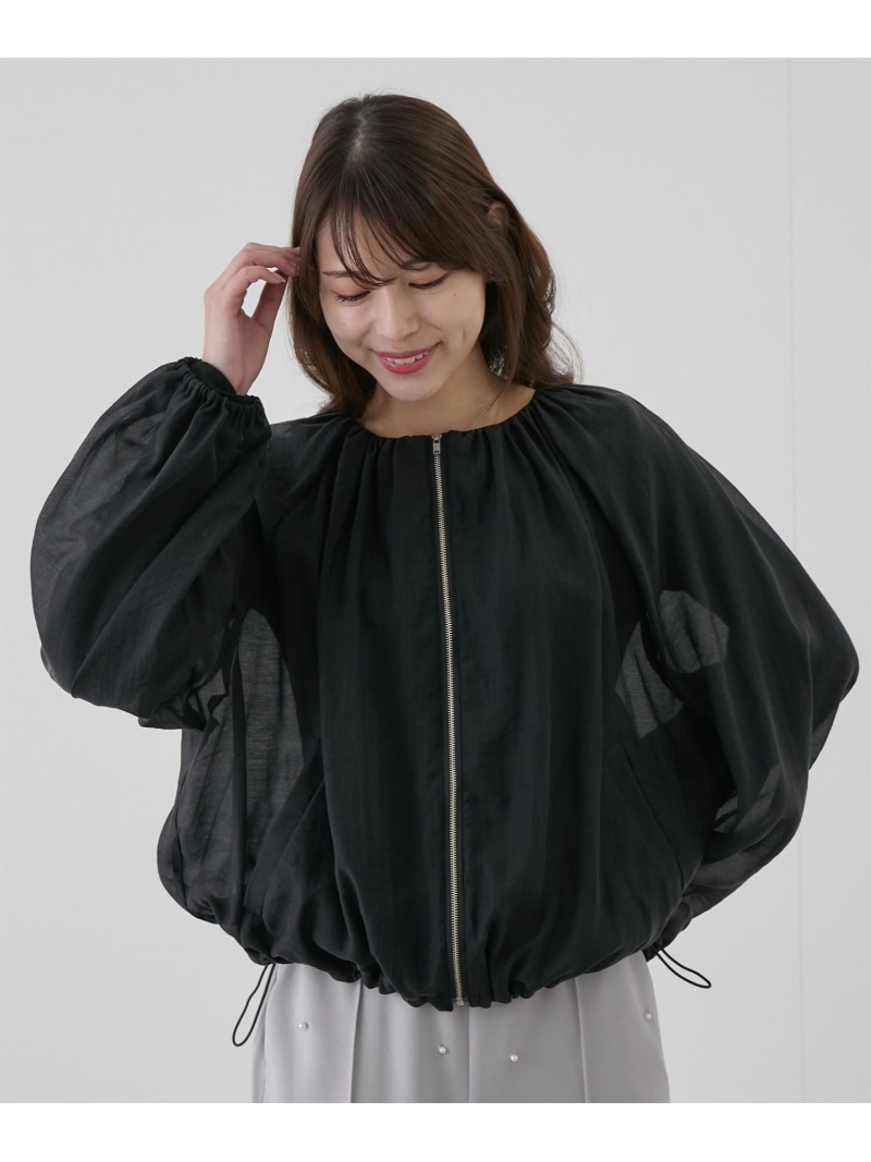 【楽天市場】シアーブルゾン JAYRO ジャイロ ジャケット・アウター ブルゾン・ジャンパー ベージュ ホワイト ブラック【送料無料 ...