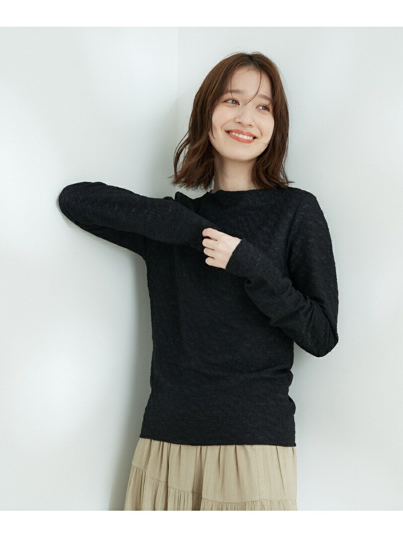 【楽天市場】【SALE／30%OFF】シャーリングTシャツ JAYRO ジャイロ トップス カットソー・Tシャツ ブラック ホワイト ピンク【RBA_E】[Rakuten Fashion]：JAYRO