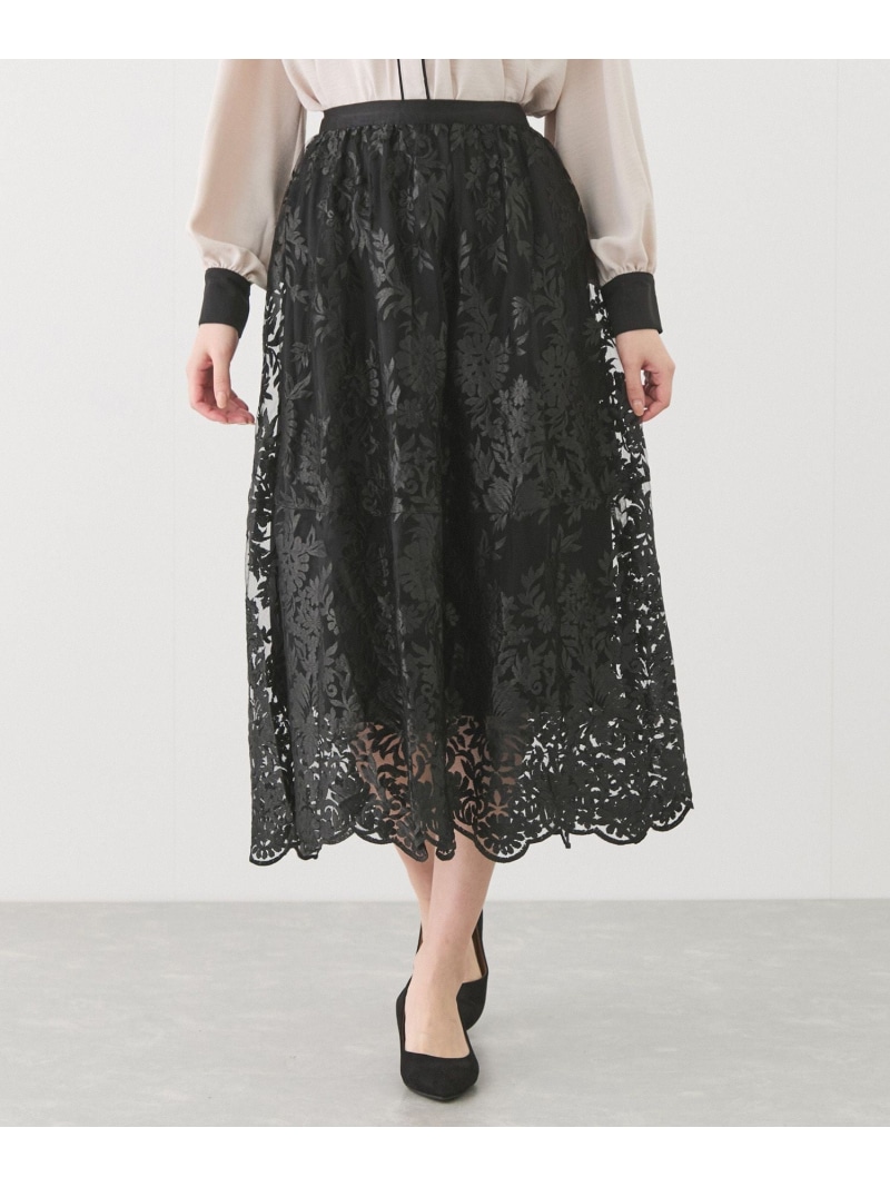 【楽天市場】【SALE／30%OFF】レースギャザースカート JAYRO ジャイロ スカート その他のスカート ベージュ ブラック【RBA_E】【送料無料】[Rakuten Fashion ...