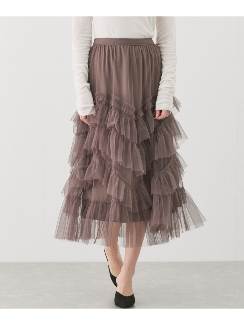 【楽天市場】【SALE／20%OFF】チュールスカート JAYRO ジャイロ スカート その他のスカート ブラック ブルー ブラウン ピンク【RBA_E】【送料無料】[Rakuten ...