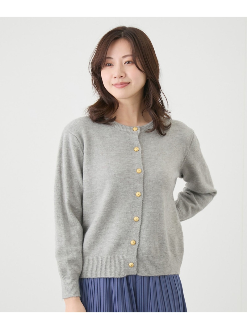 【楽天市場】【SALE／20%OFF】ノーカラー金ボタンカーディガン JAYRO ジャイロ トップス カーディガン ホワイト ピンク グレー ブラック【RBA_E】【送料無料】[Rakuten ...