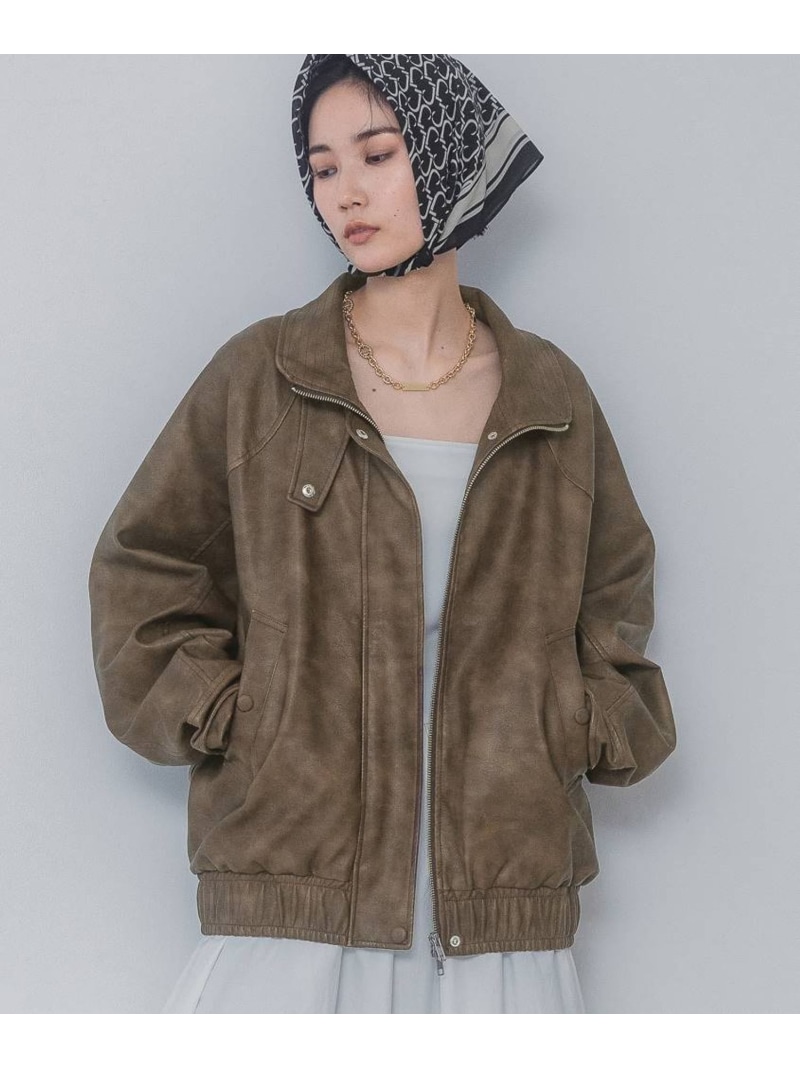 【楽天市場】ヴィンテージレザーBIGブルゾン JEANASIS ジーナシス ジャケット・アウター ブルゾン・ジャンパー ブラウン ブラック イエロー【送料無料】[Rakuten Fashion ...