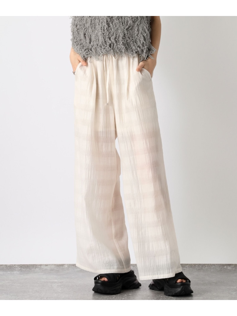 【楽天市場】【SALE／30%OFF】ラメシアーワイドパンツ JEANASIS ジーナシス パンツ その他のパンツ ホワイト ブラック【RBA_E】【送料無料】[Rakuten Fashion ...