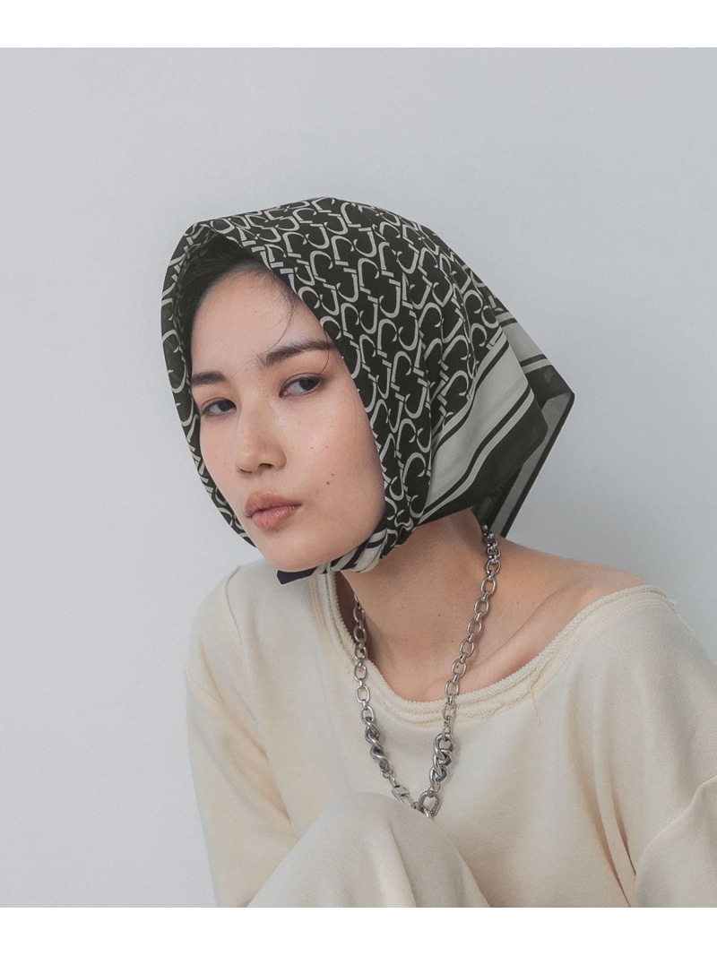 【楽天市場】レトロガラスカーフ JEANASIS ジーナシス ファッション雑貨 スカーフ・バンダナ【送料無料】[Rakuten Fashion]：JEANASIS／ジーナシス