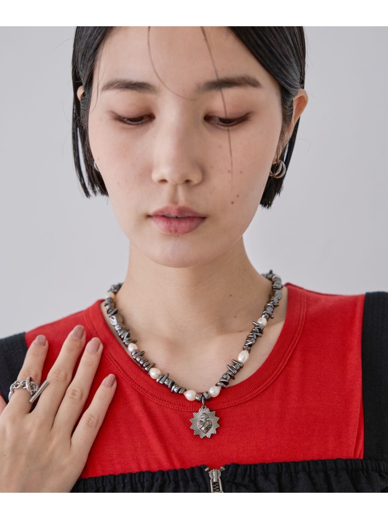 【楽天市場】タンスイパールチャームネックレス JEANASIS ジーナシス アクセサリー・腕時計 ネックレス シルバー ブラック[Rakuten Fashion]：JEANASIS／ジーナシス