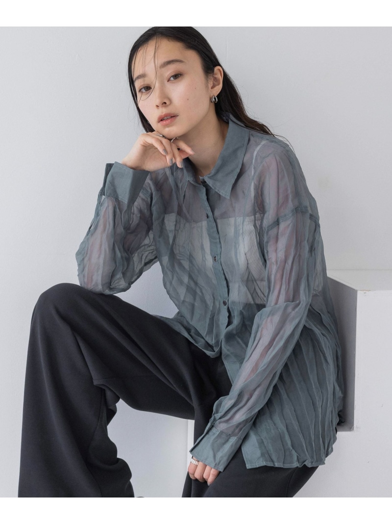 【楽天市場】【SALE／30%OFF】リンクルワッシャーシアーシャツ JEANASIS ジーナシス トップス シャツ・ブラウス ホワイト ブラック グレー【RBA_E】【送料無料 ...