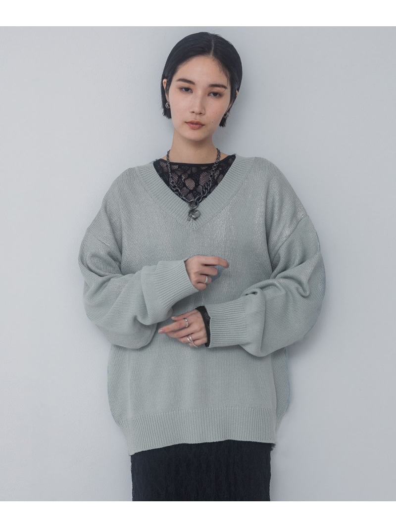 【楽天市場】【SALE／50%OFF】ハクプリントコットンVプルオーバー JEANASIS ジーナシス トップス ニット ブルー パープル ホワイト グレー【RBA_E】【送料無料 ...