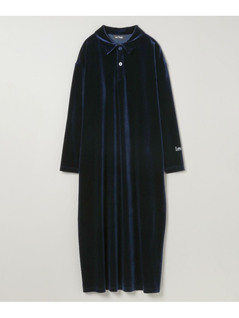 【楽天市場】【SALE／40%OFF】ベロアポロワンピ JEANASIS ジーナシス ワンピース・ドレス ワンピース ネイビー ブルー【RBA ...