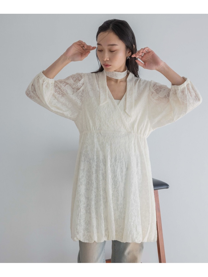 【楽天市場】【SALE／60%OFF】カシュクールバルーンタイワンピース JEANASIS ジーナシス ワンピース・ドレス チュニック ホワイト グレー【RBA_E】[Rakuten ...