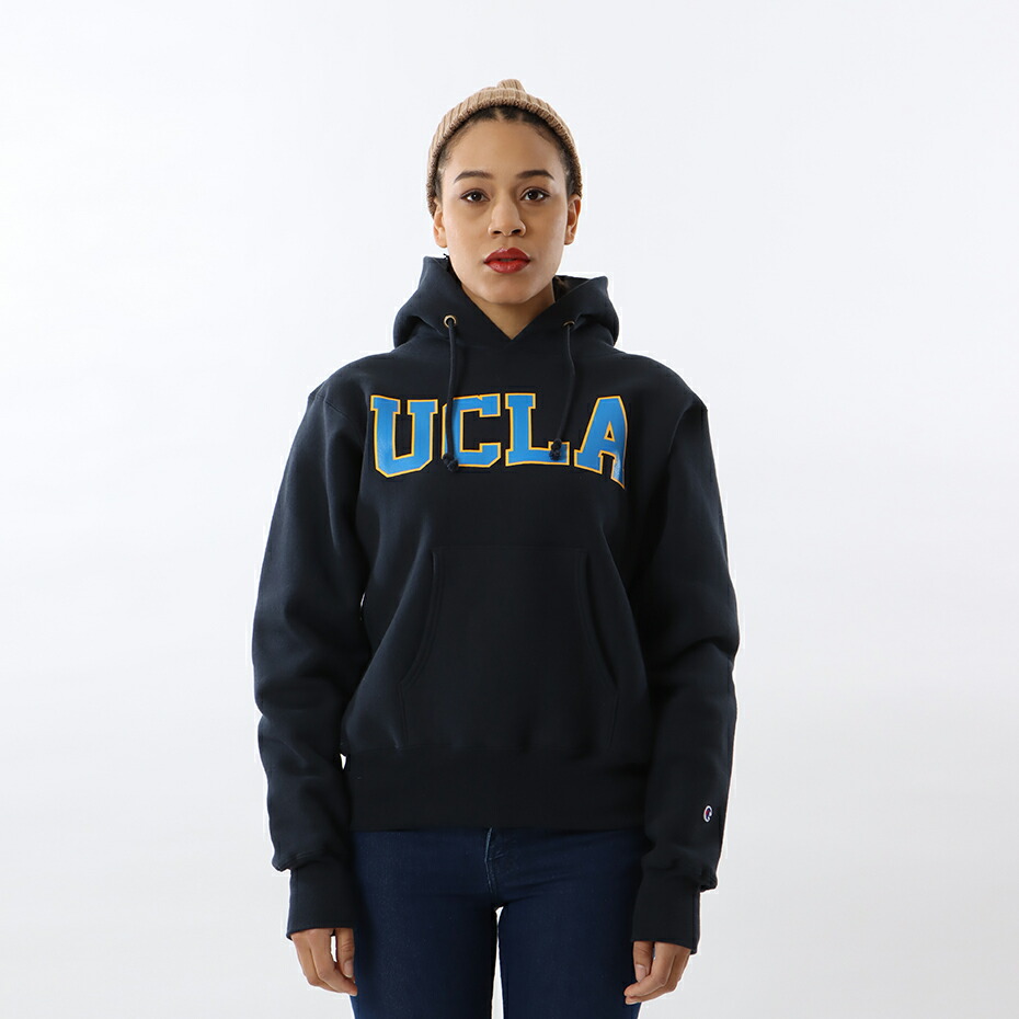 【楽天市場】チャンピオン Champion パーカー 米国製 UCLA カレッジロゴ フーデットパーカー リバースウィーブ C5-W101 ユニセックス UCLA大ロゴ USA製：JEANS ネシ