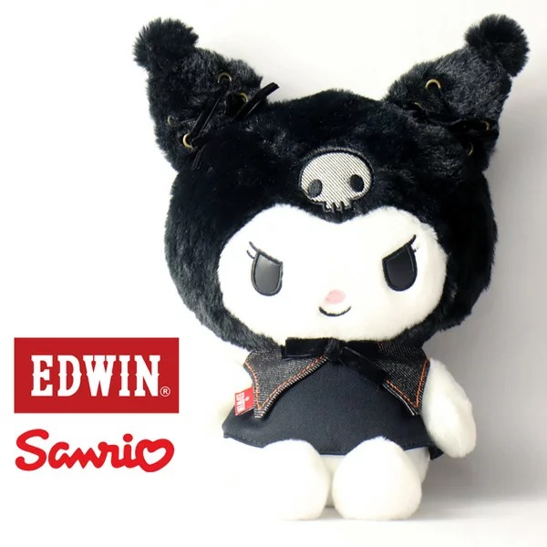 【楽天市場】10%OFF SALE セール EDWIN エドウィン サンリオ クロミ ぬいぐるみ 日本限定発売 公式 QNAK10-0198 177827-22：ジーンズ専門店レックス