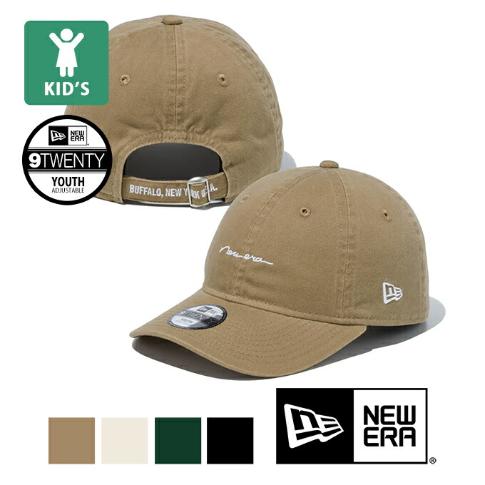 【楽天市場】【 NEW ERA ニューエラ 】 Youth 9TWENTY Strap Logo スクリプト ロゴ キャップ 135176 ...
