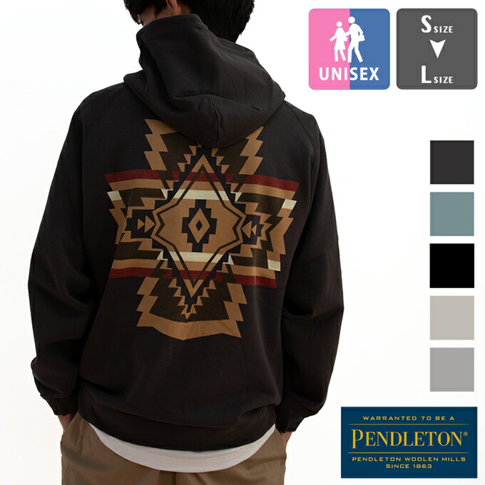 【楽天市場】【SALE!!】 【 PENDLETON ペンドルトン 】 Back Print Sweat Pullover Hoodie ラグラン バックプリント スウェット プルオーバー ...