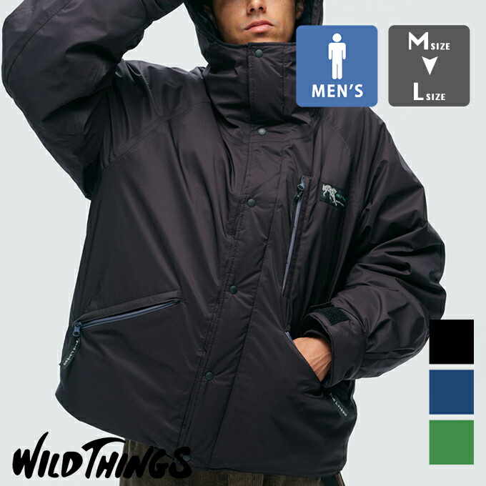 【楽天市場】【SALE!!】 WILDTHINGS ワイルドシングス INITIAL DENALI DOWN JACKET イニシャル デナリ ダウンジャケット WT23122SK ...
