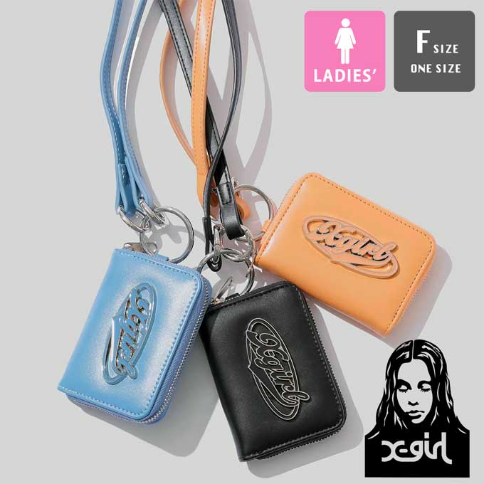 【楽天市場】【 X-girl エックスガール 】 OVAL LOGO BUCKLE COIN ＆ CARD CASE オーバル バックル ロゴ ...